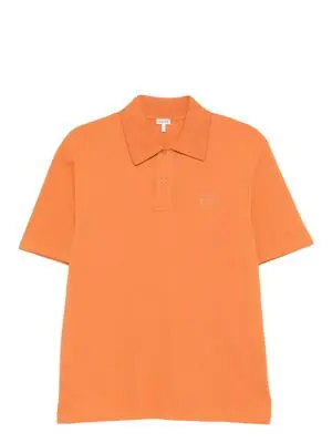 Loewe Anagram Cotton Polo Shirt - Multicolor