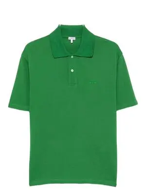 Loewe Anagram Cotton Polo Shirt - Multicolor