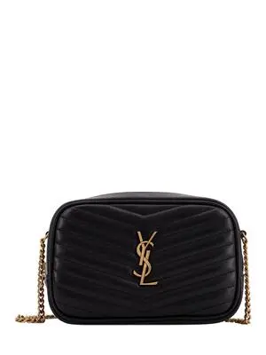 Saint Laurent Mini Lou Quilted Leather Crossbody Bag - Multicolor