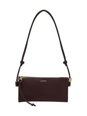 Loewe Calf Nappa Leather Pouch - Red