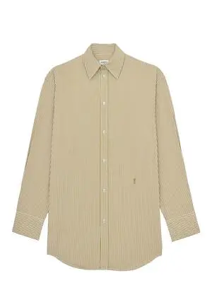 Saint Laurent SAINT LAURENT Striped Cotton Shirt Multicolor