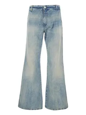 Amiri Wide Leg Jeans - Blue
