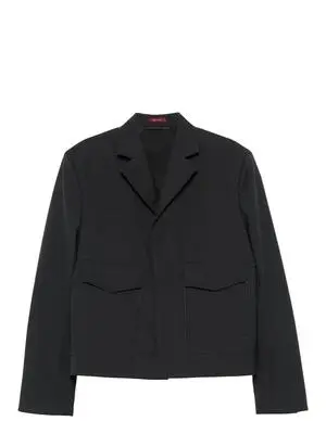 Gucci Wool Jacket With Notch Lapel - Multicolor
