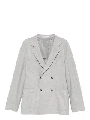 Tagliatore TAGLIATORE Wool Double Breasted Blazer Multicolor