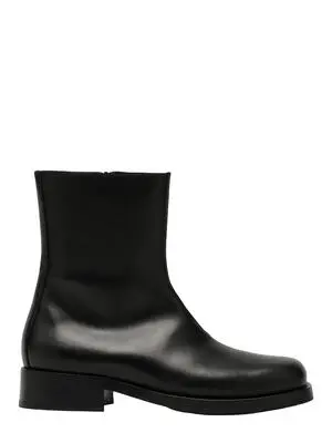 Our Legacy Leather Ankle Boot - Black
