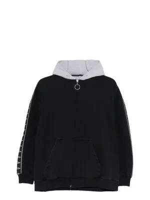 Balenciaga BALENCIAGA Cotton Zip-Up Hoodie Multicolor