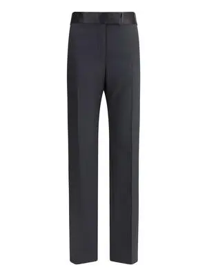 TOM FORD Wool And Silk Pants - Black