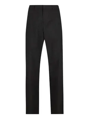 Gucci GUCCI GG Wool Blend Trousers Black