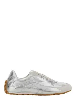 Bottega Veneta BOTTEGA VENETA Leather And Suede Orbit Sneakers Silver