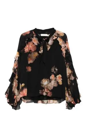 Zimmermann Hypnotic Printed Blouse - Multicolor