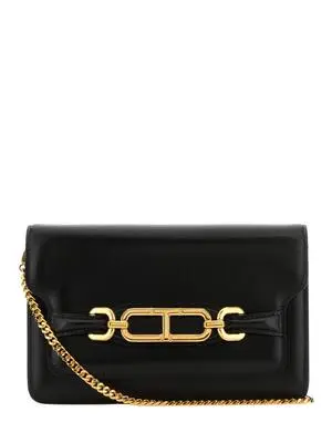 TOM FORD Calf Leather Shoulder Bag With Chain Strap - Multicolor