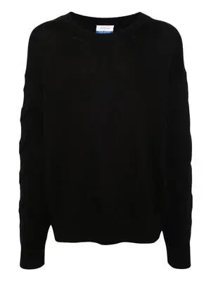 Off-White 3d Diag" Knit Crewneck Sweater - Multicolor