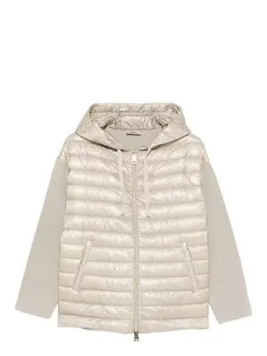 Herno Hooded Down Jacket With Zip Fastening - Multicolor