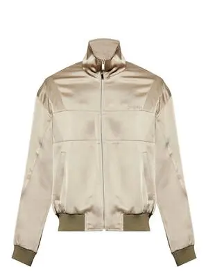Saint Laurent Zip-up Bomber Jacket In Acetate - Multicolor