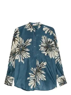 Brunello Cucinelli BRUNELLO CUCINELLI Printed Silk Shirt Multicolor