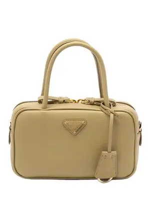 Prada Calf Leather Satchel Bag - Multicolor