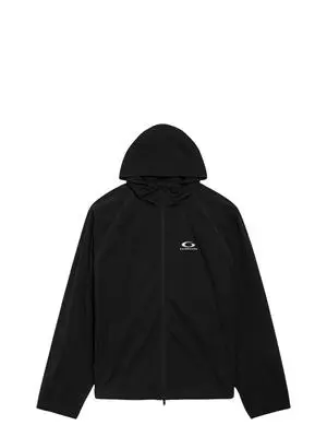 Balenciaga Logo Zip-up Hooded Jacket - Multicolor