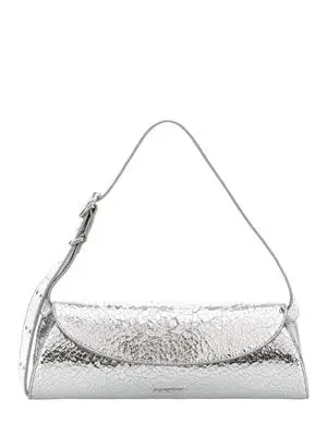 JIL SANDER Leather Crossbody Bag - Silver