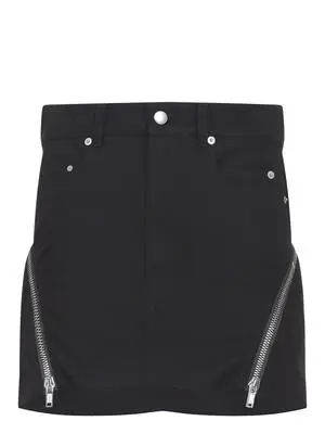 Rick Owens Bolan Banana Mini Skirt - Black