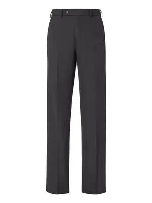 Fendi Wool Gabardine Cigarette Trousers - Multicolor