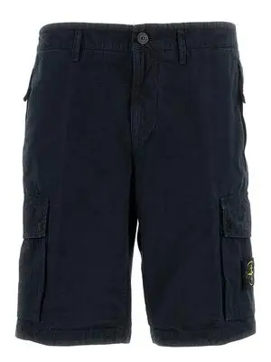 Stone Island Bermuda Cargo Shorts - Multicolor