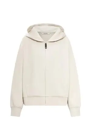 Max Mara S MAX MARA Cotton Zip Hoodie Multicolor