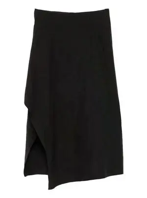 JNBY Asymmetric Slit Skirt - Black