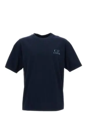 C.P. COMPANY Jersey Comfort Logo T-shirt - Multicolor