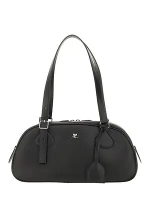COURREGES Bowling Bag Friday Medium - Black