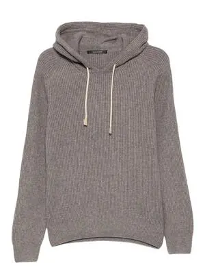 Tagliatore Ribbed Wool Hoodie - Multicolor