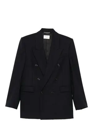 Saint Laurent Double-breasted Blazer - Multicolor