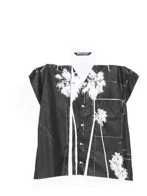 Palm Angels Dec Palm Culture` Bowling Shirt - Multicolor