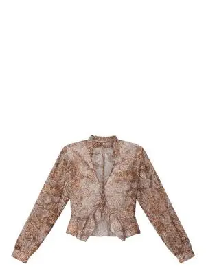 Isabel Marant Étoile ISABEL MARANT Celeny Printed Cotton Voile Blouse Multicolor