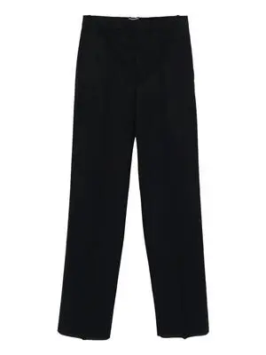 Saint Laurent SAINT LAURENT Wool Tailored Wide Leg Trousers Multicolor