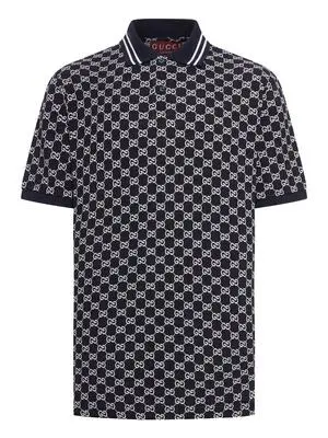 Gucci Polo Shirts - Black