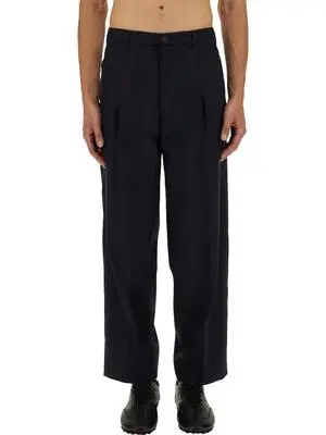 Marni Wool Tailored Trousers - Blue