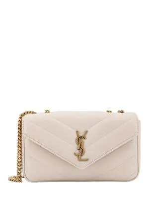 Saint Laurent Quilted Leather Shoulder Bag - Multicolor