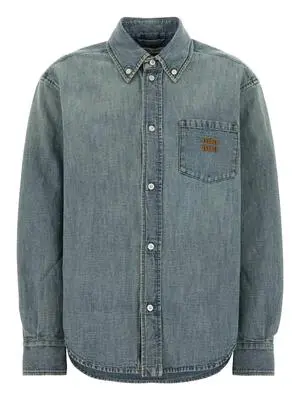 Miu Miu Light Chambray Shirt - Blue