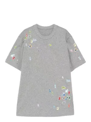 JNBY All-over Graphic Print T-shirt - Grey