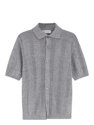 Brunello Cucinelli Linen And Cotton Blend Cardigan - Multicolor
