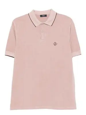 Herno Logo Cotton Polo Shirt - Multicolor