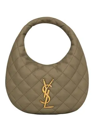 Saint Laurent Quilted Leather Handbag With Cassandre Logo - Multicolor