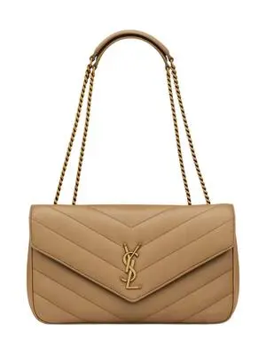 Saint Laurent SAINT LAURENT Loulou Leather Shoulder Bag Multicolor
