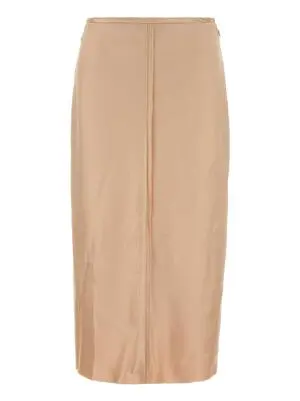 AMI AMI PARIS Skin Stretch Satin Skirt