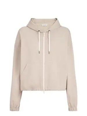 Brunello Cucinelli Couture Interlock Full Zip Hoodie - Multicolor