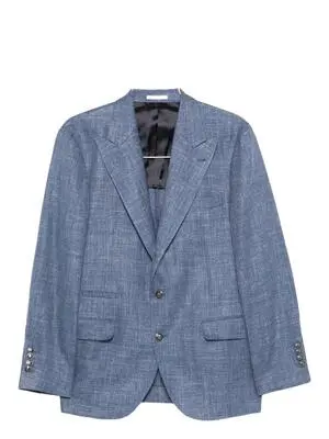 Brunello Cucinelli Wool Blend Single-breasted Jacket - Multicolor