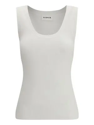 P.a.r.o.s.h Ribbed Knit Tank Top - Multicolor