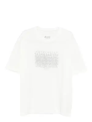 MAISON MARGIELA Logo Cotton T-shirt - Multicolor