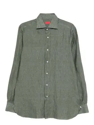 Isaia Isaia Green Shirts Men Green