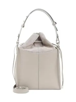 Giorgio Armani Taupe Leather Bucket Bag - Multicolor